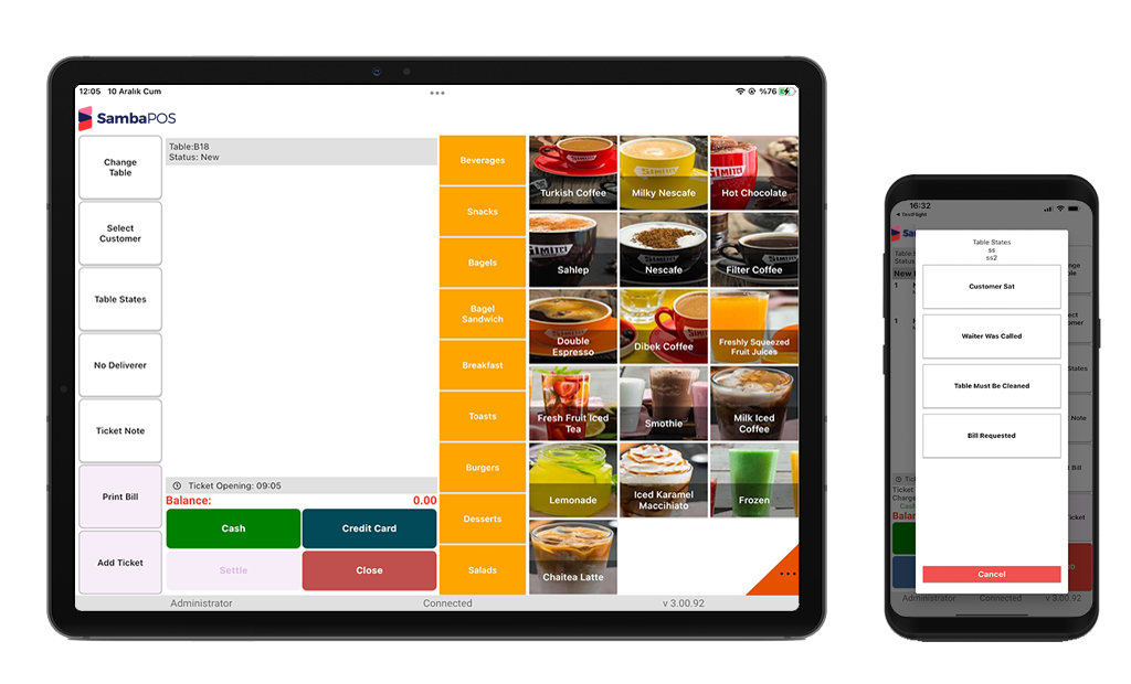 Mobile Client – OrangePOS